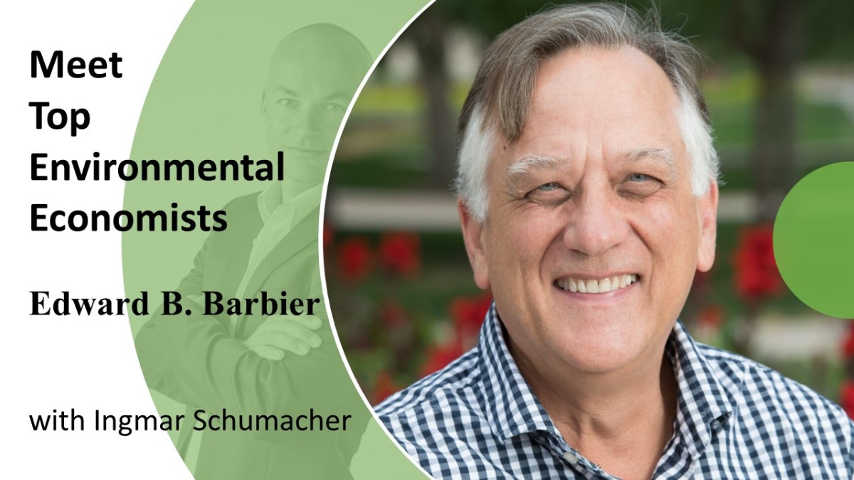 #MeetTopEnvEcon – Ed Barbier – ingmar schumacher